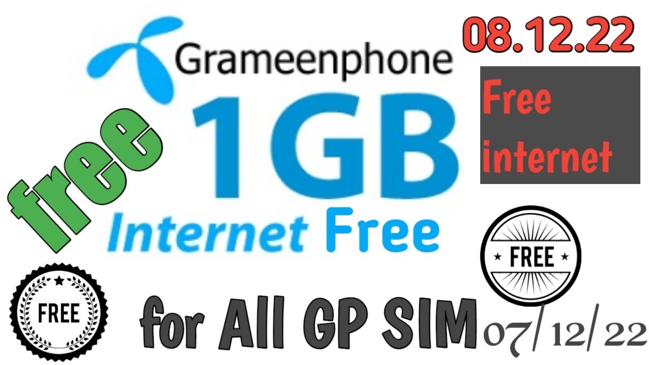 free 1gb for all Grameen sim . Grameen phone free internet - YouTube
