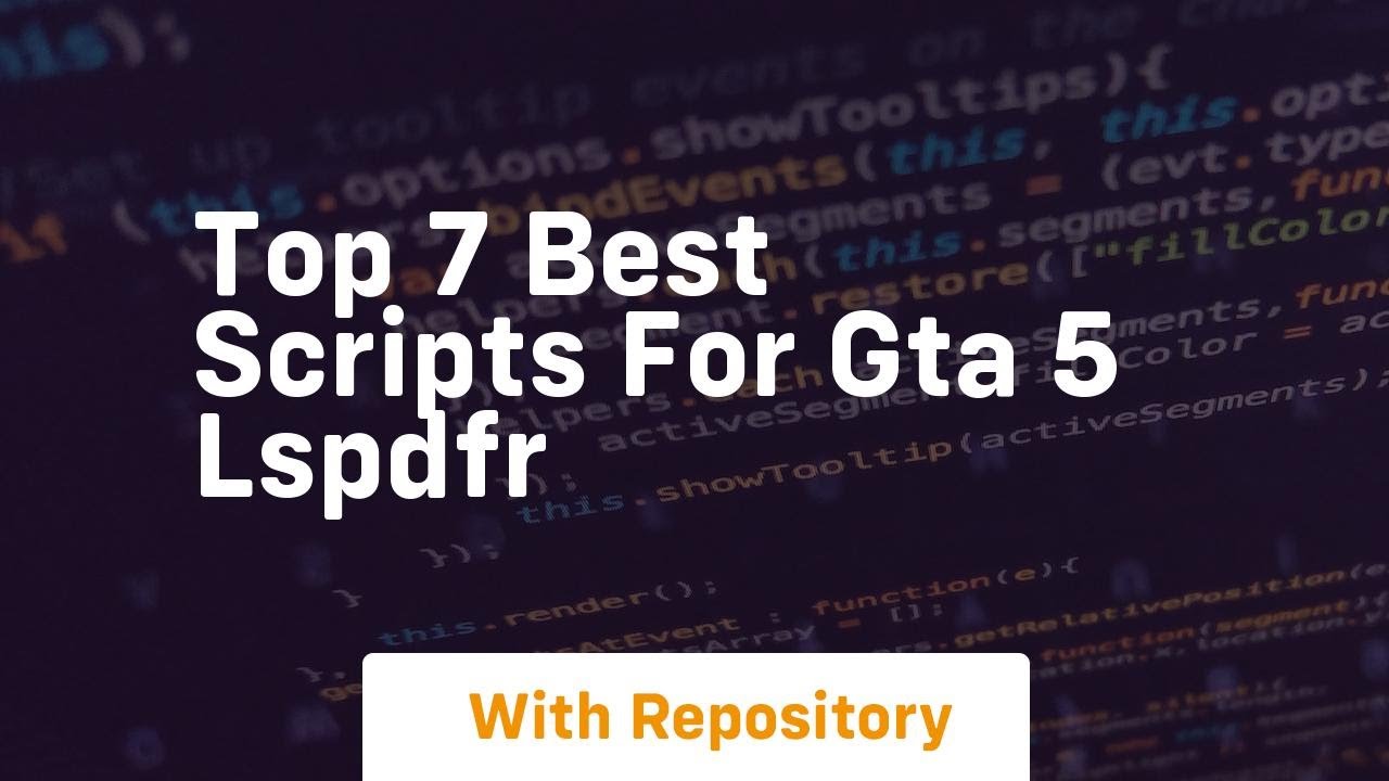 top 7 best scripts for gta 5 lspdfr - YouTube