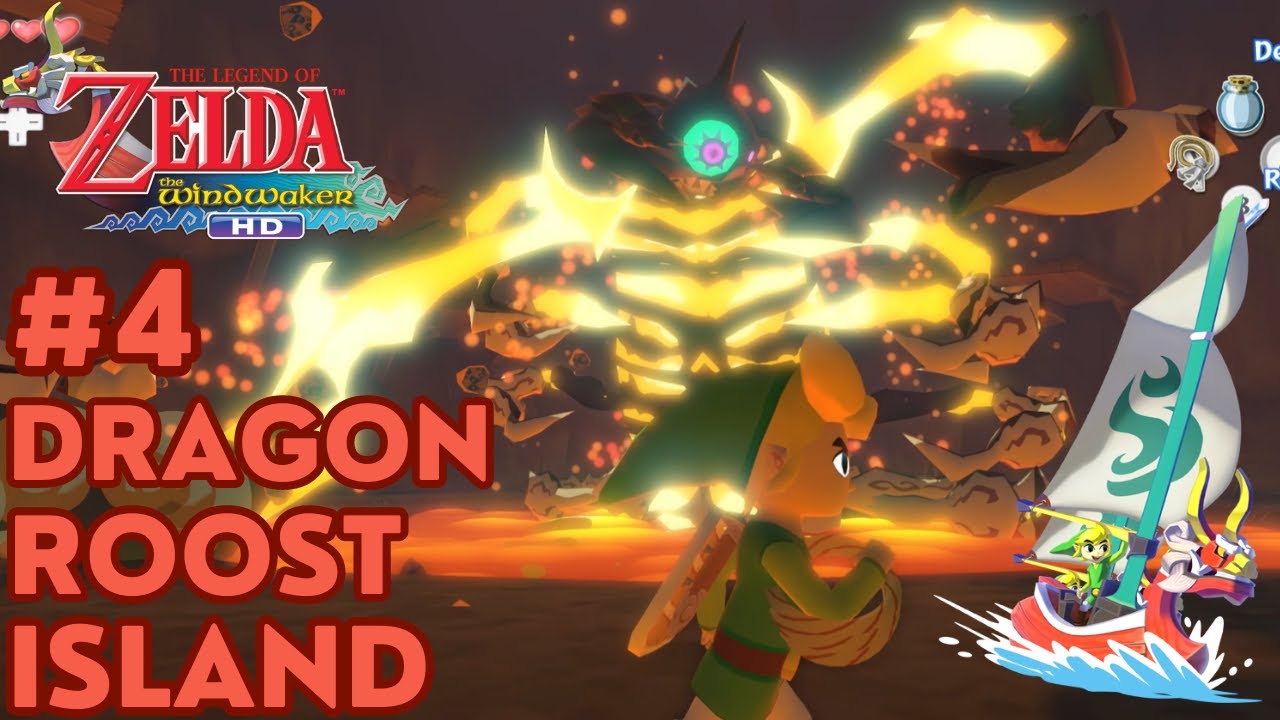 The Legend of Zelda: The Wind Waker HD [4K] Part 4 - Dragon Roost ...