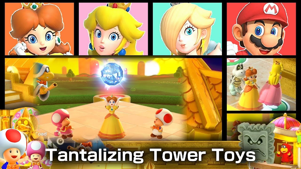 Super Mario Party Tantalizing Tower Toys Dasiy got the Gem of Love #1 ...