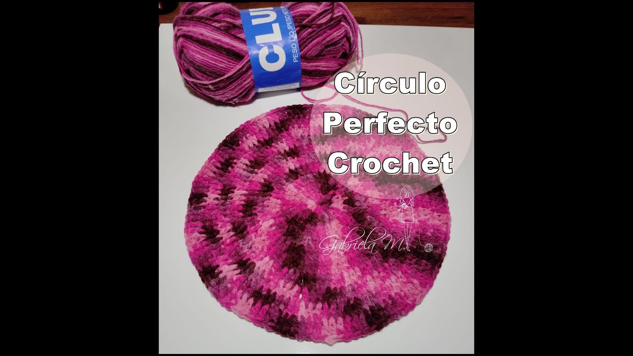 Aprende a tejer un círculo perfecto en crochet - YouTube