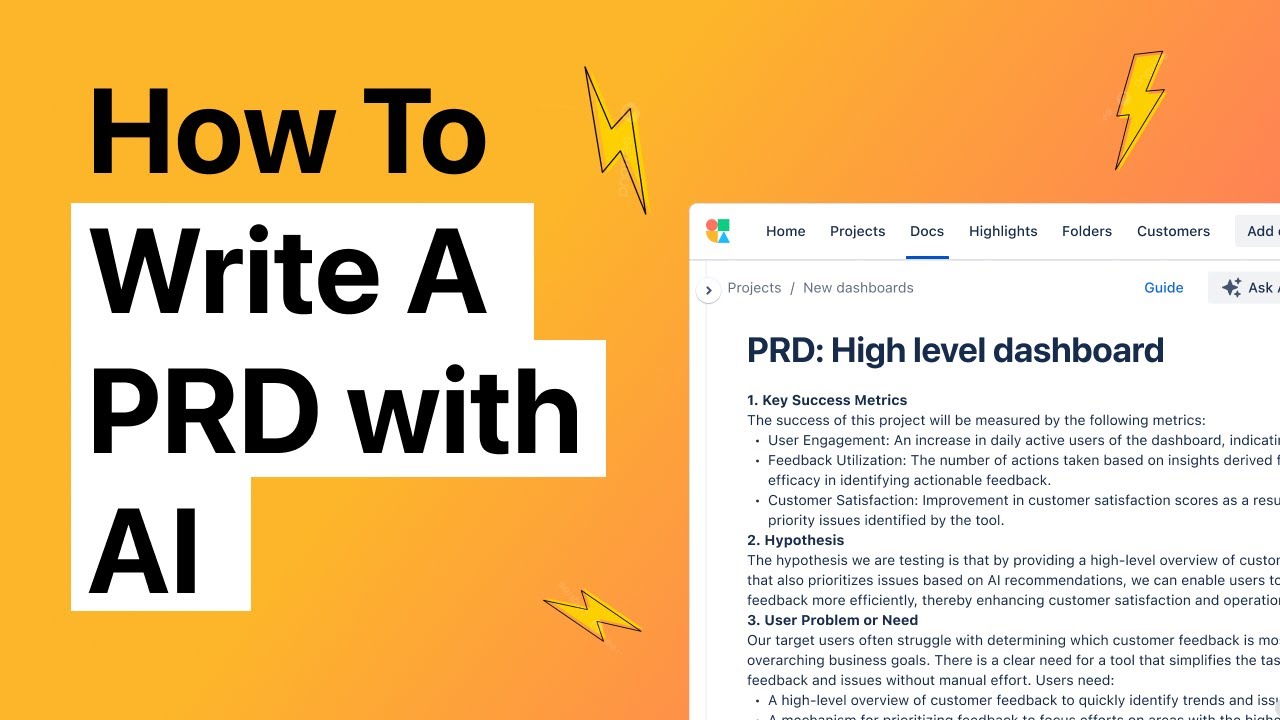 Write a Product Requirement Doc (PRD) in Under 2 Minutes with AI - YouTube
