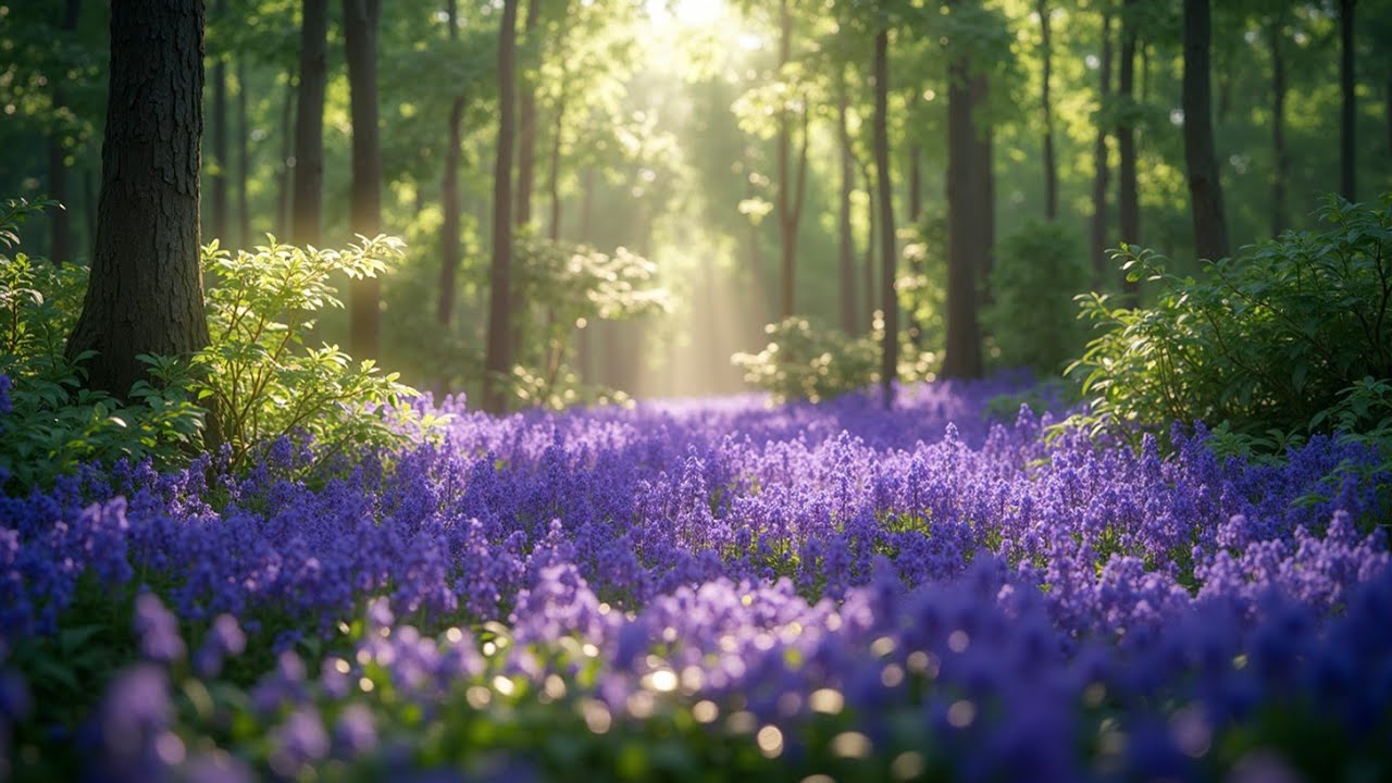Enchanted Forest Sounds-Deep Sleep Nature Sounds-Relaxing Ambient Music ...