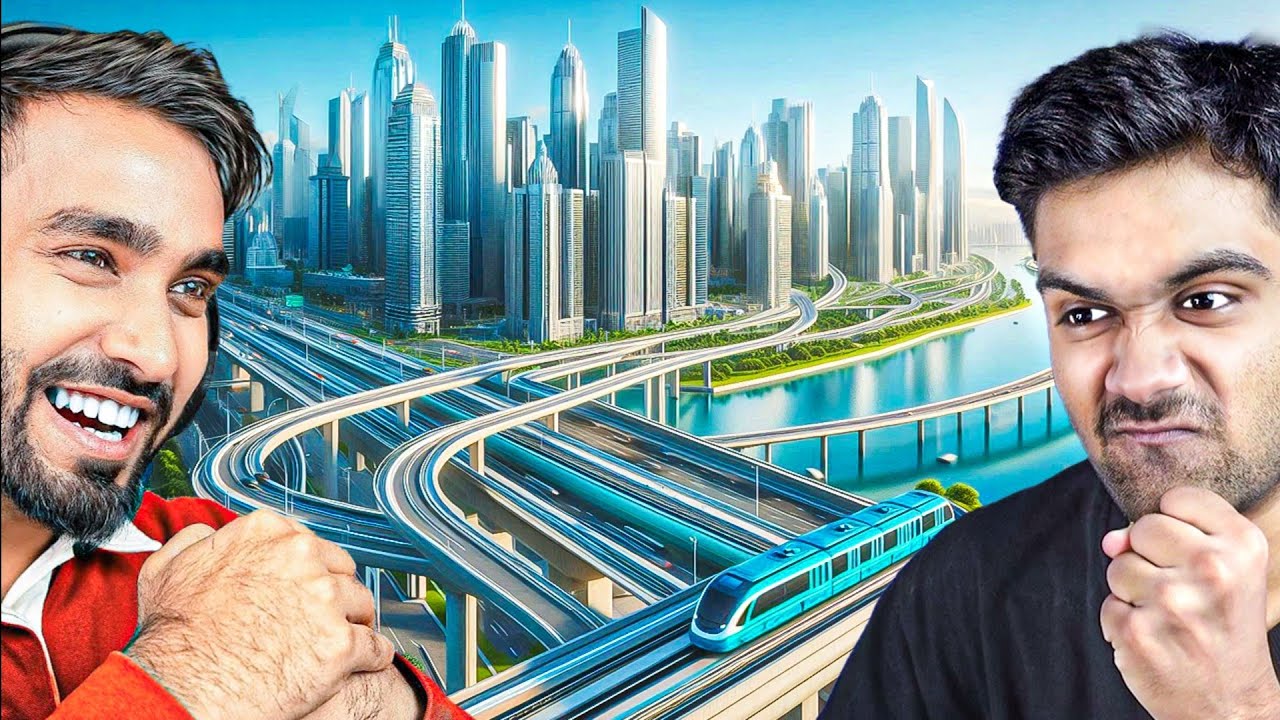 BUILDING MY NEW CITY WITH @TechnoGamerzOfficial 😱 IT WAS INSANE! - YouTube