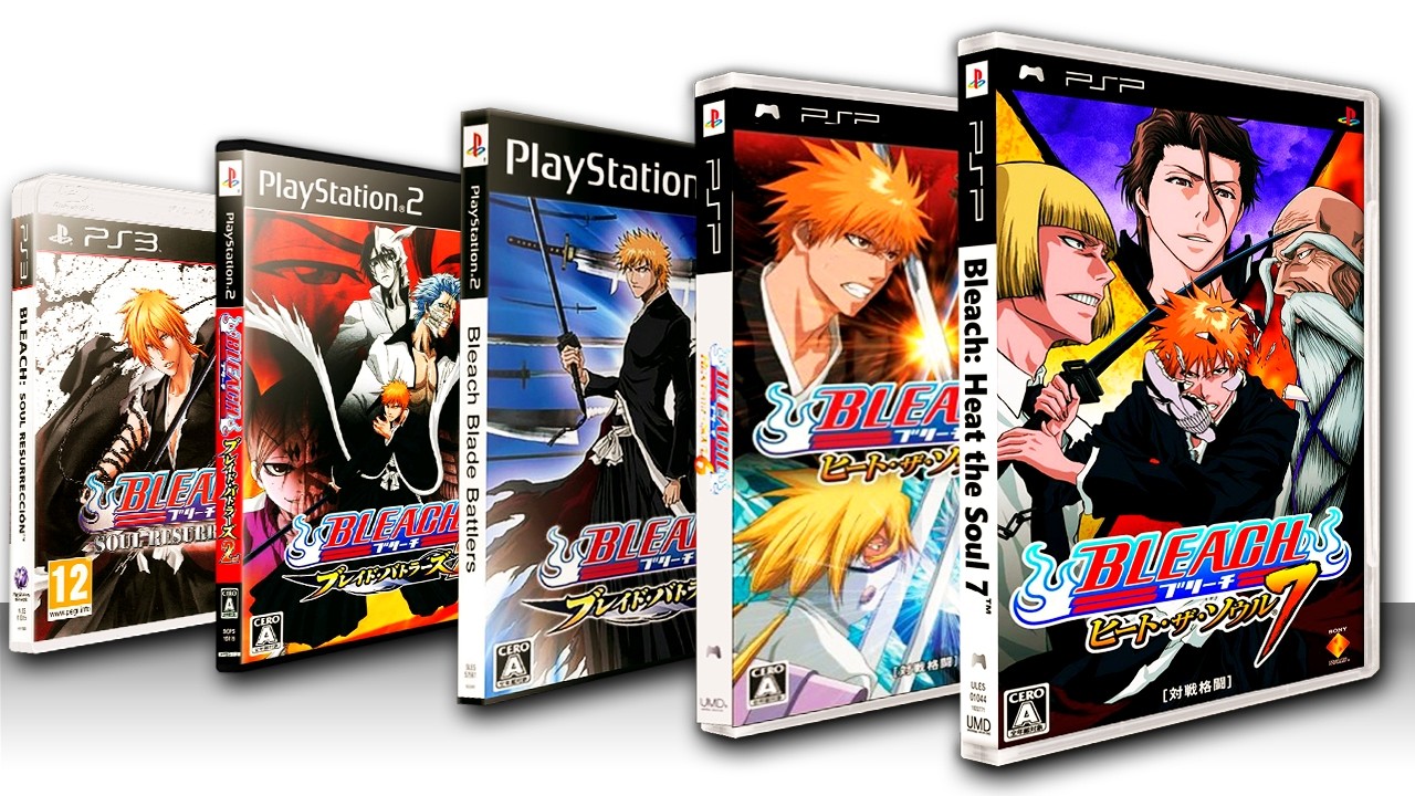 ALL BLEACH GAMES ON PS2, PS3, PSP, WII, DS & GAMECUBE | BLEACH Complete ...