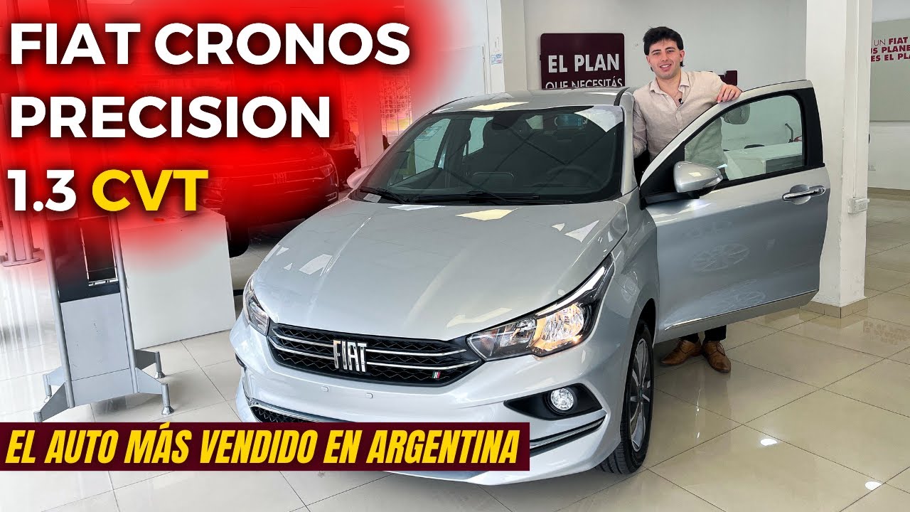 FIAT CRONOS PRECISION 1.3 CVT 2024 | El auto más vendido para uso familiar y trabajo. - YouTube