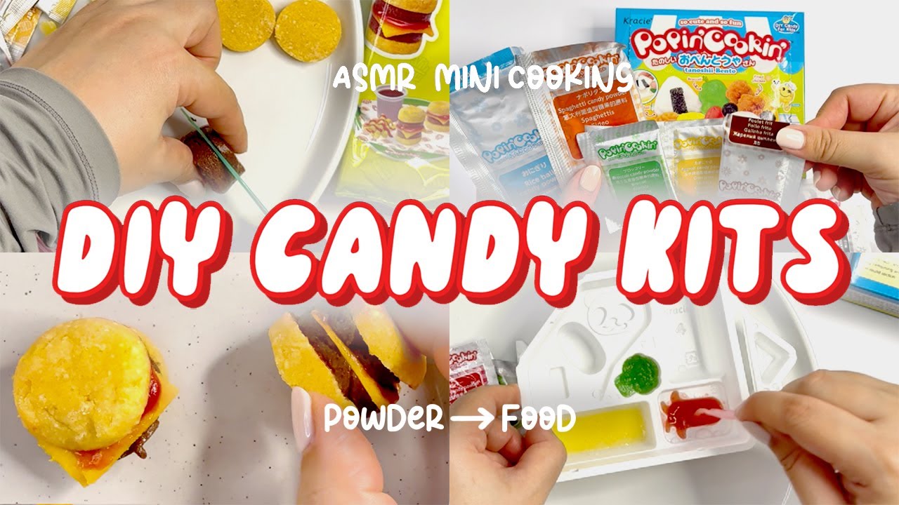 DIY mini candy food: from bento to burgers 🍱 ASMR and tutorial | making ...