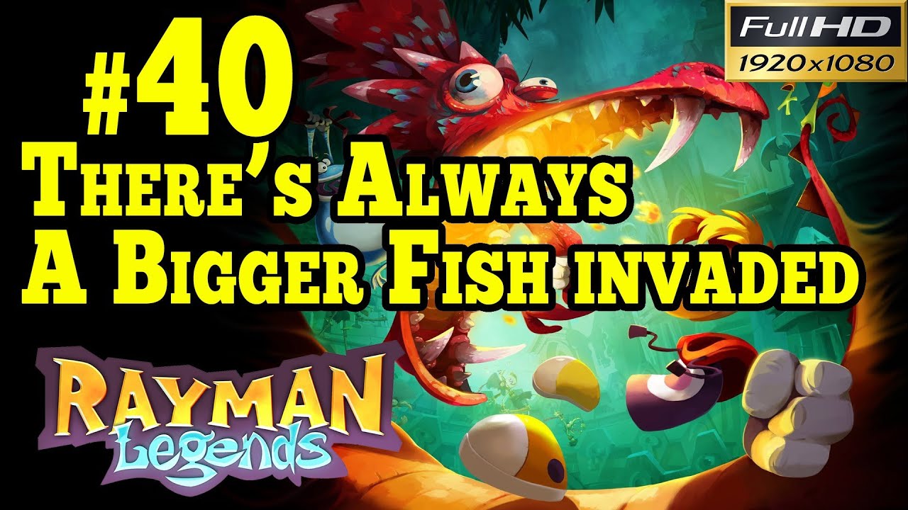 Rayman Legends Walkthrough - 20 000 Lums Under The Sea Part 40 There's ...