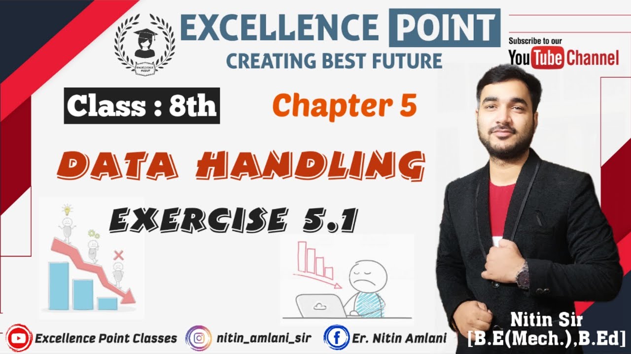Data Handling Class 8th Maths || Exercise 5.1 || NCERT Maths Solutions ...