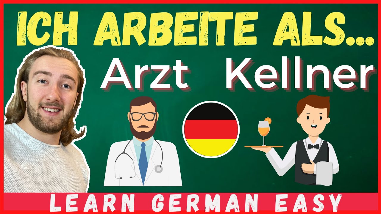 Learn German Easy | A1 | Mein Beruf ist - My job is... - YouTube