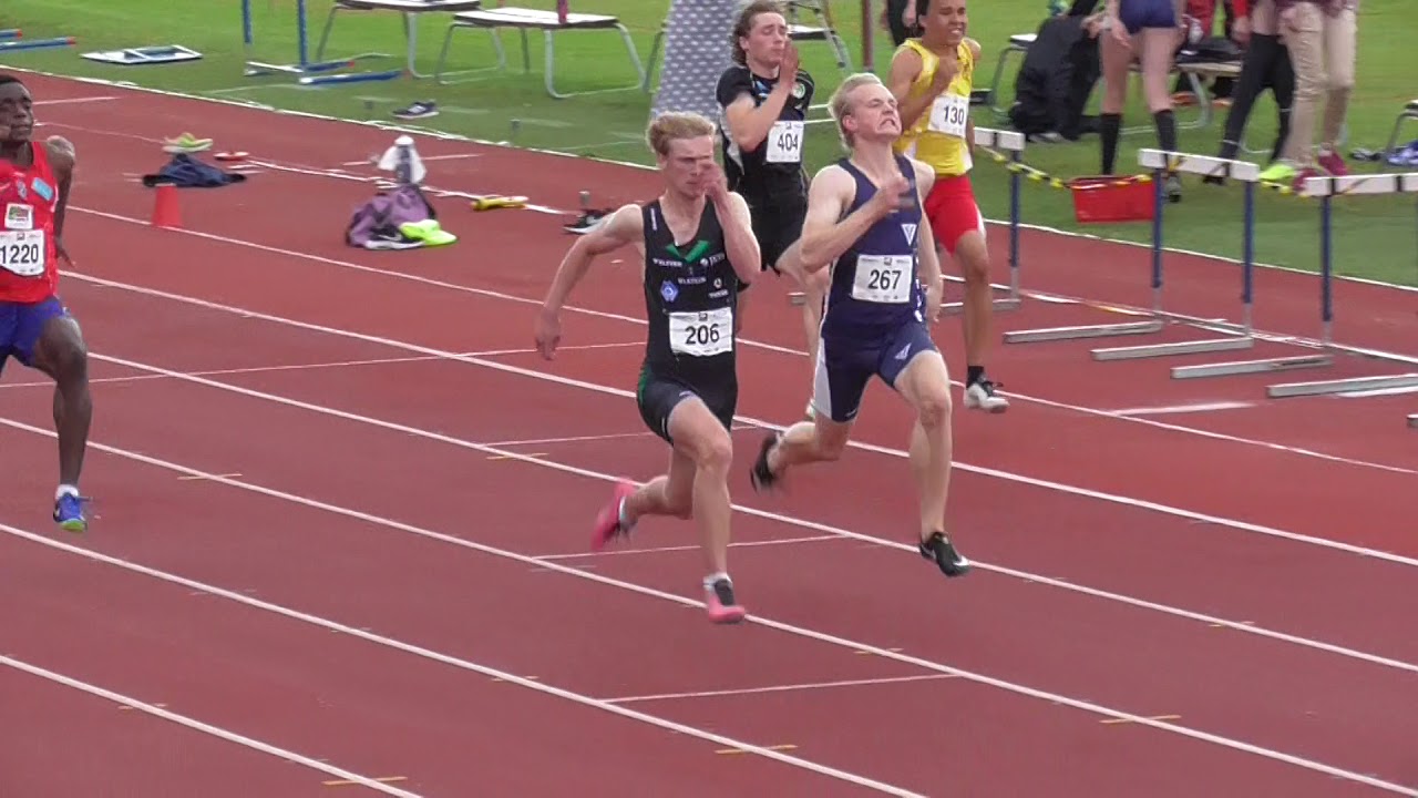 100 m Jonas Andre Ose Tyrvinglekene 2018 - YouTube