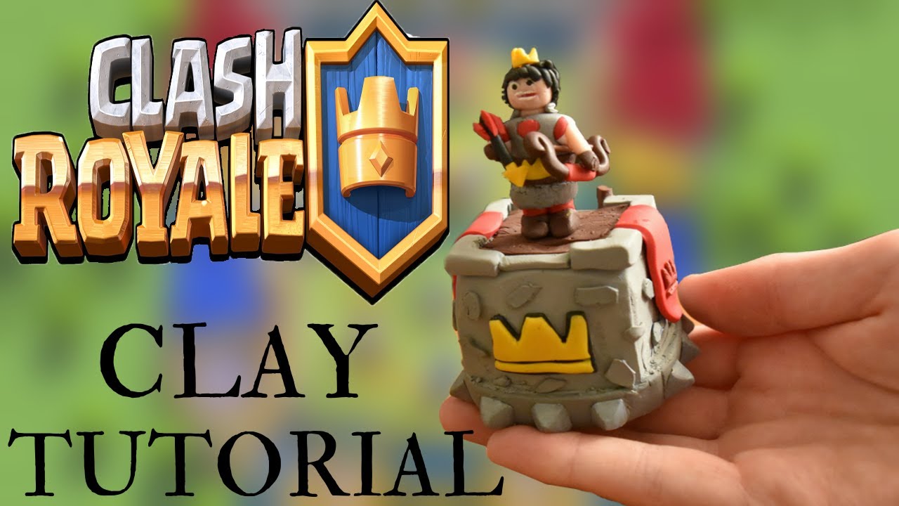 Making The Princess Tower From Clash Royale - Polymer Clay Tutorial ...
