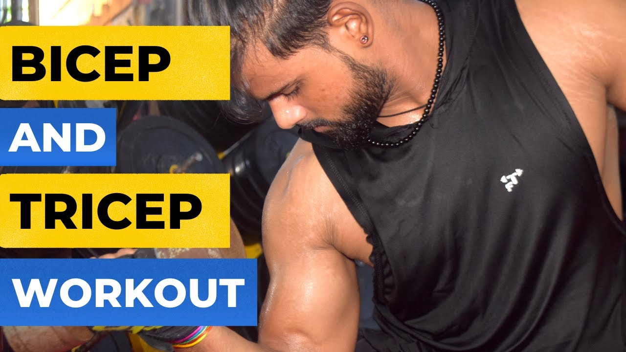 Bicep And Tricep Combination Workout | Bicep & Tricep Superset For ...