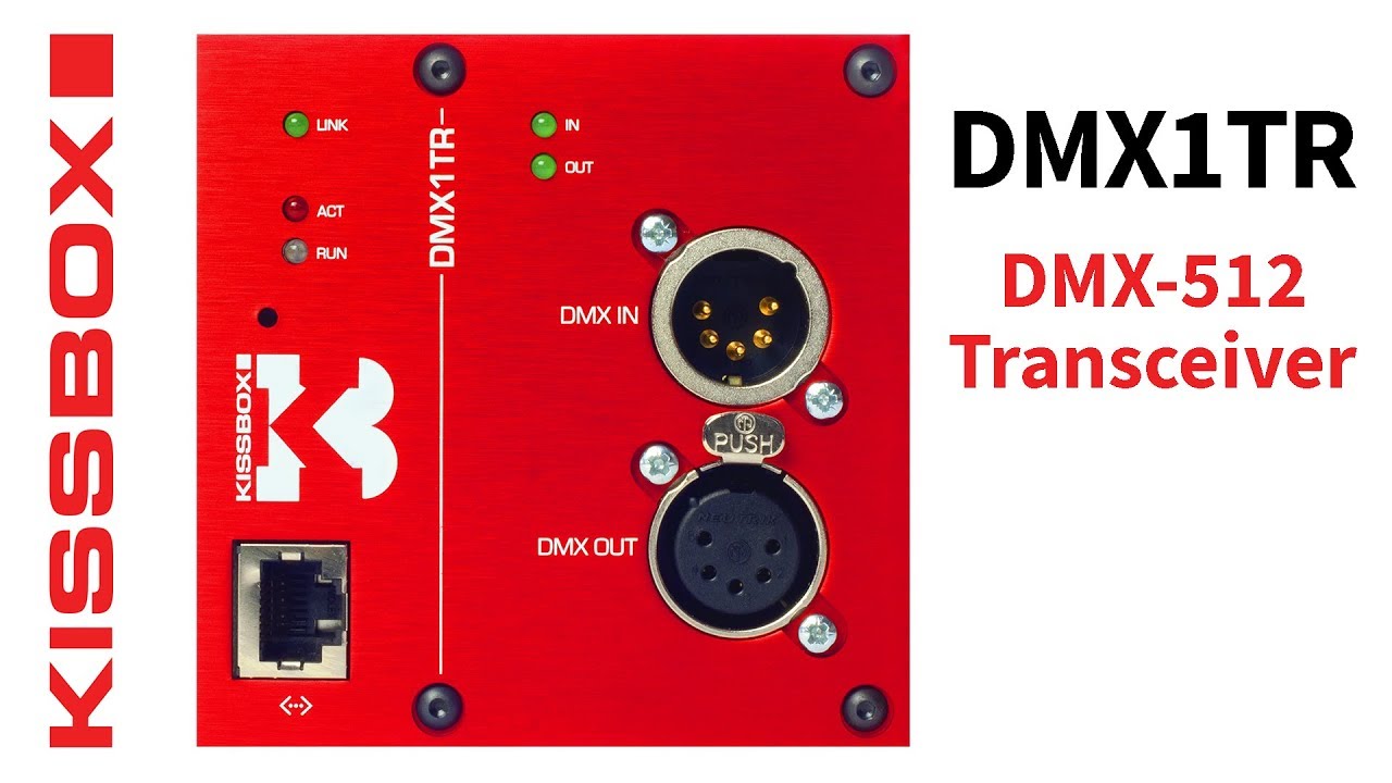 DMX1TR - DMX-512 Transceiver - YouTube