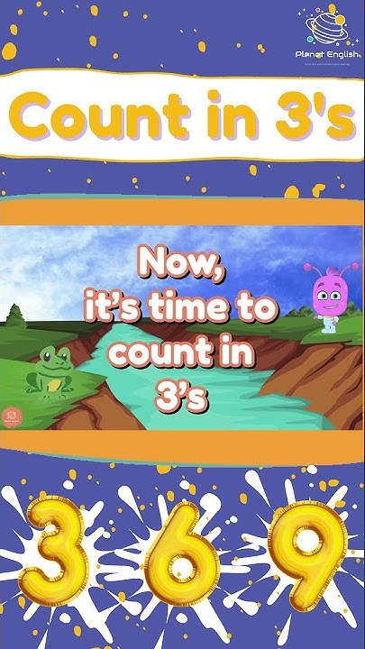 Let's Learn to Count in 3's #shorts - YouTube