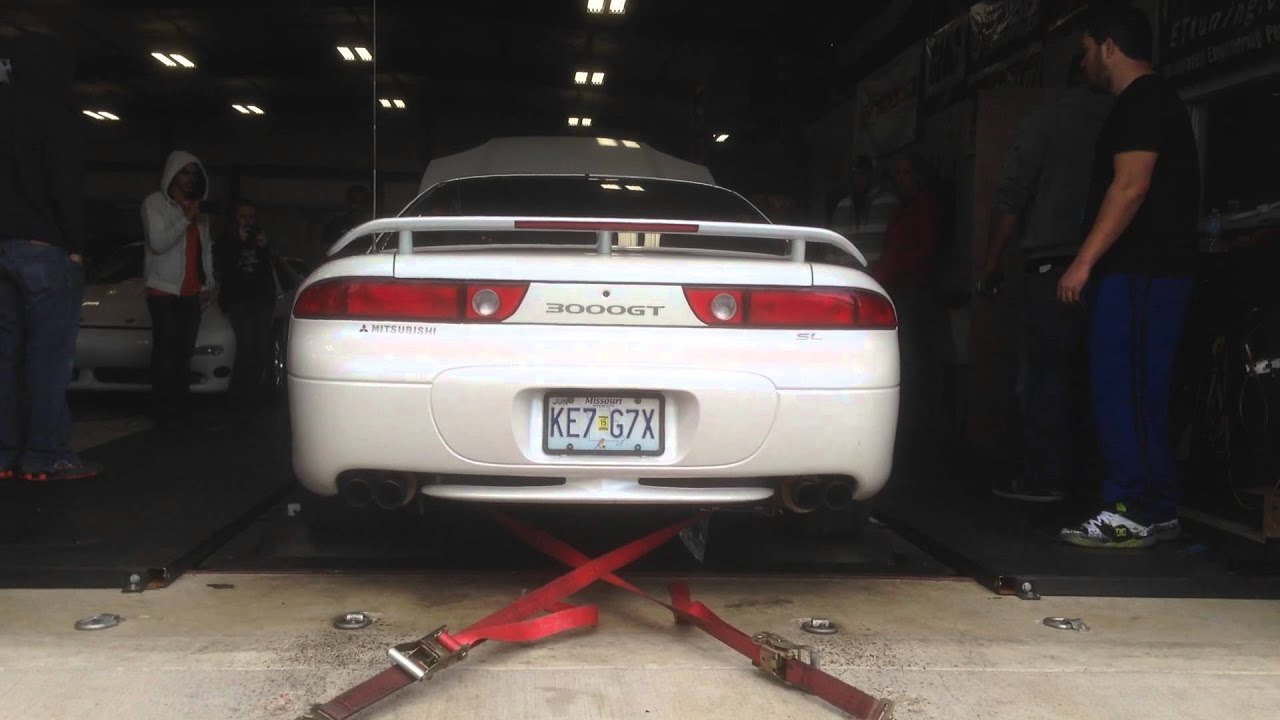 1995 Mitsubishi 3000GT SL (VR-4 Swap) Dyno [HD] - YouTube