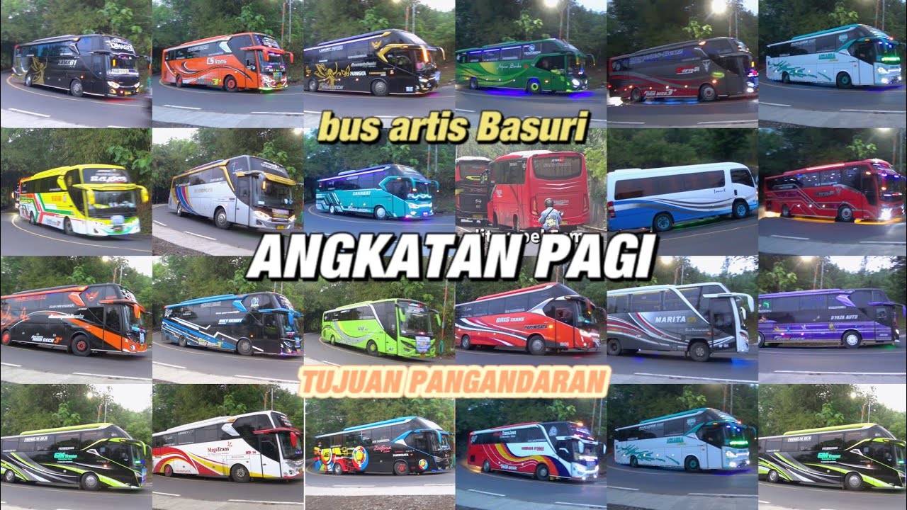 ANGKATAN PAGI FULL TELOLET BASURI, FULL BUS ARTIS BUS PARIWISATA TUJUAN ...