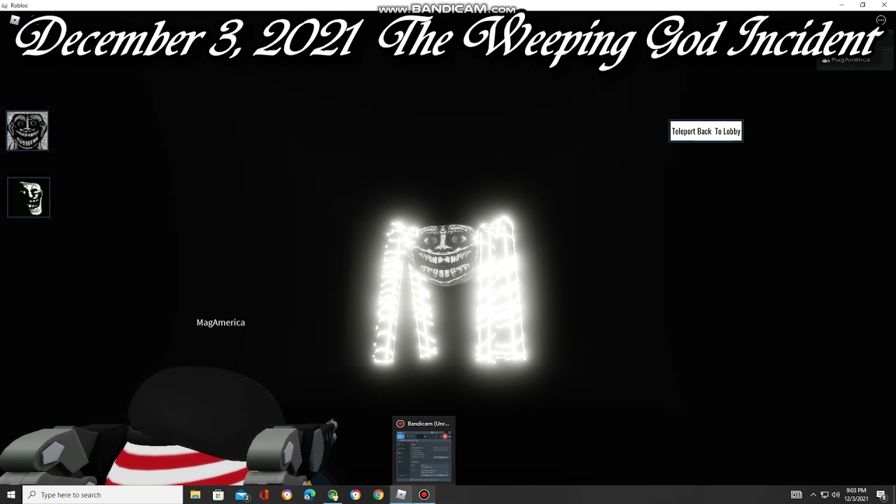 How to go to Void! (Weeping God Incident 12-3-21) - YouTube