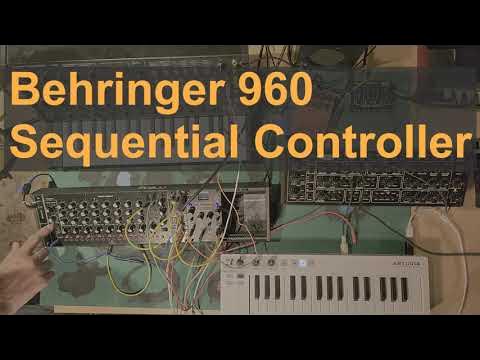 Behringer 960 Sequential Controller + Ms20 + Reverb + strings; Berlin school style deep dive ...