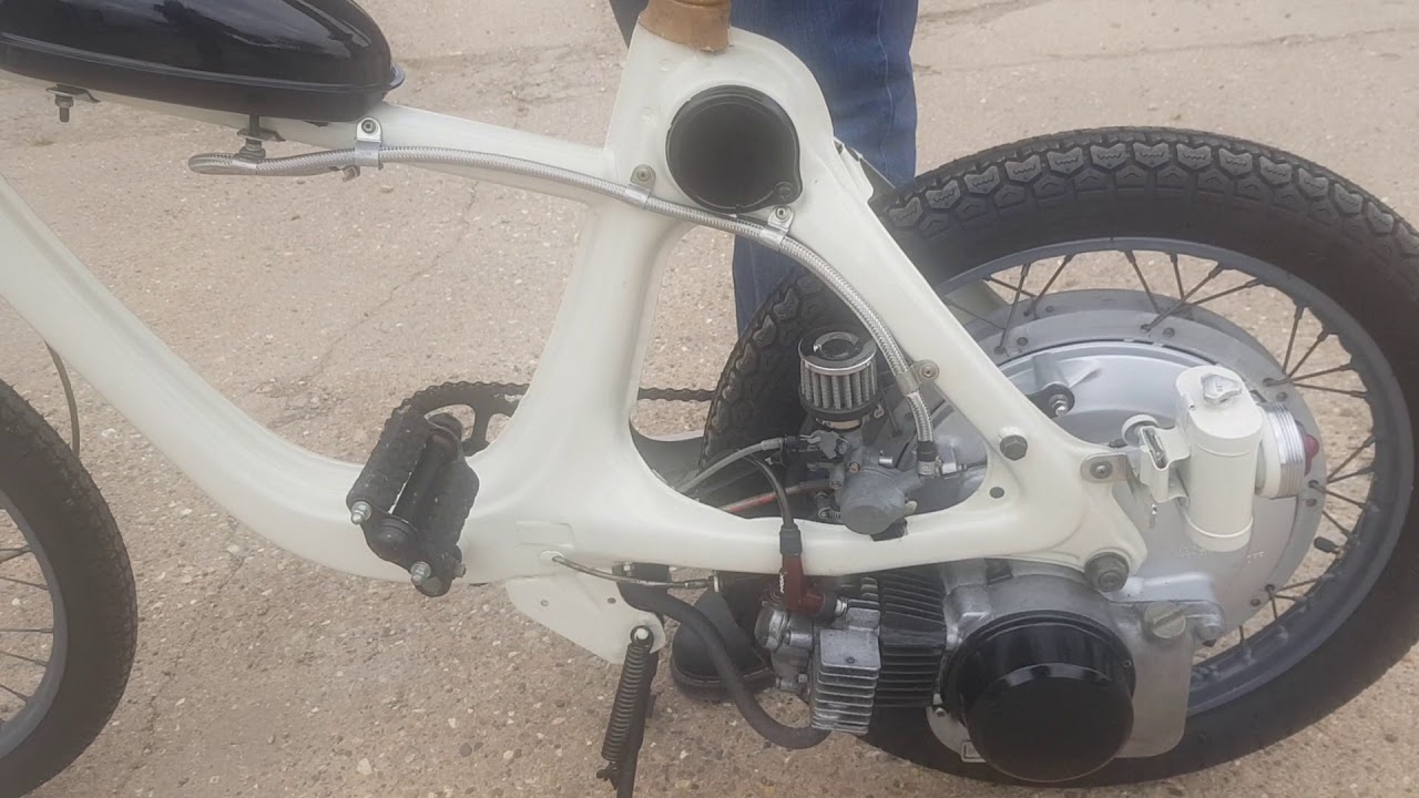 Restored Honda P50 Custom (off-road only) - YouTube