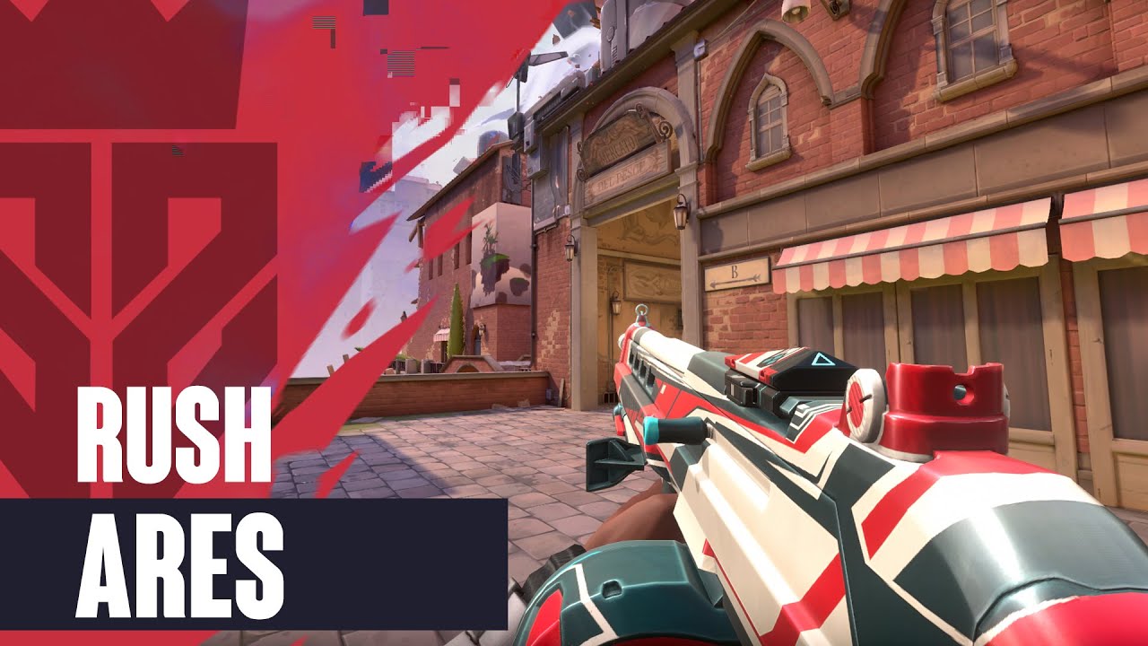 Rush Ares Skin Showcase [4K] - Valorant Rush Skins - YouTube