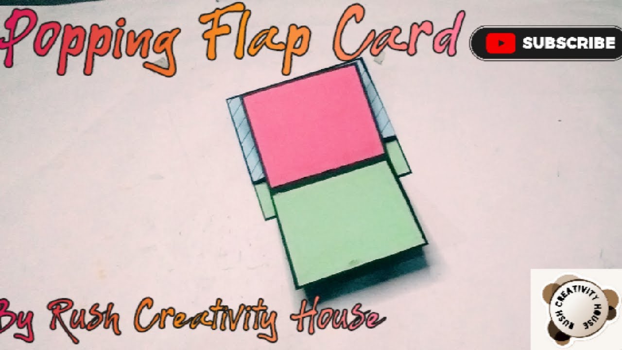 Popping Flap Card Tutorial|@RushCreativityHouse - YouTube