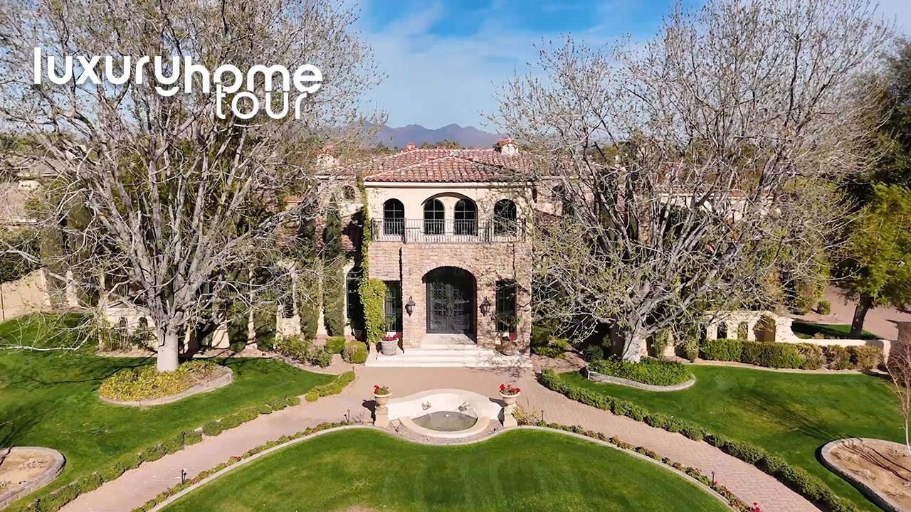 Inside a $6.85M Mediterranean Estate in Paradise Valley - YouTube