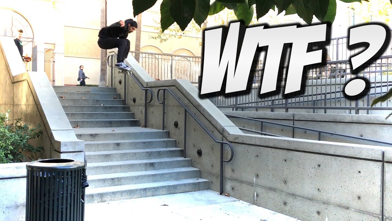 SKATING HUGE STAIR SETS WITH VINCENT LUEVANOS & FRIENDS !!! - NKA VIDS ...