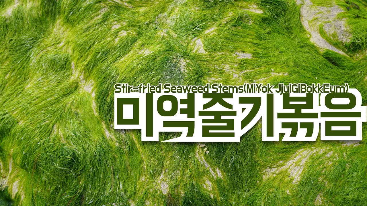 건강 다이어트의 친구 🌱🔥 간편한 황금 미역줄기볶음 Healthful Diet Sidekick, Stir-fried ...