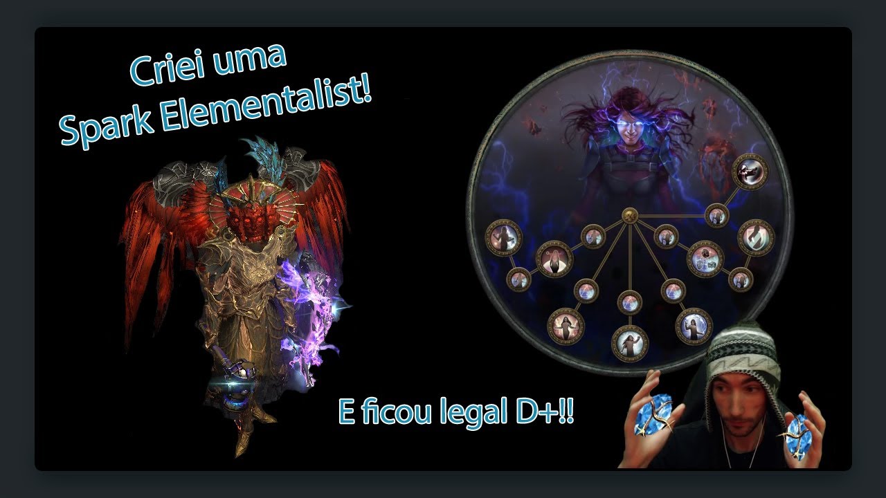 POE - Minha Build SPARK Elementalist!! (Kalandra League) - YouTube