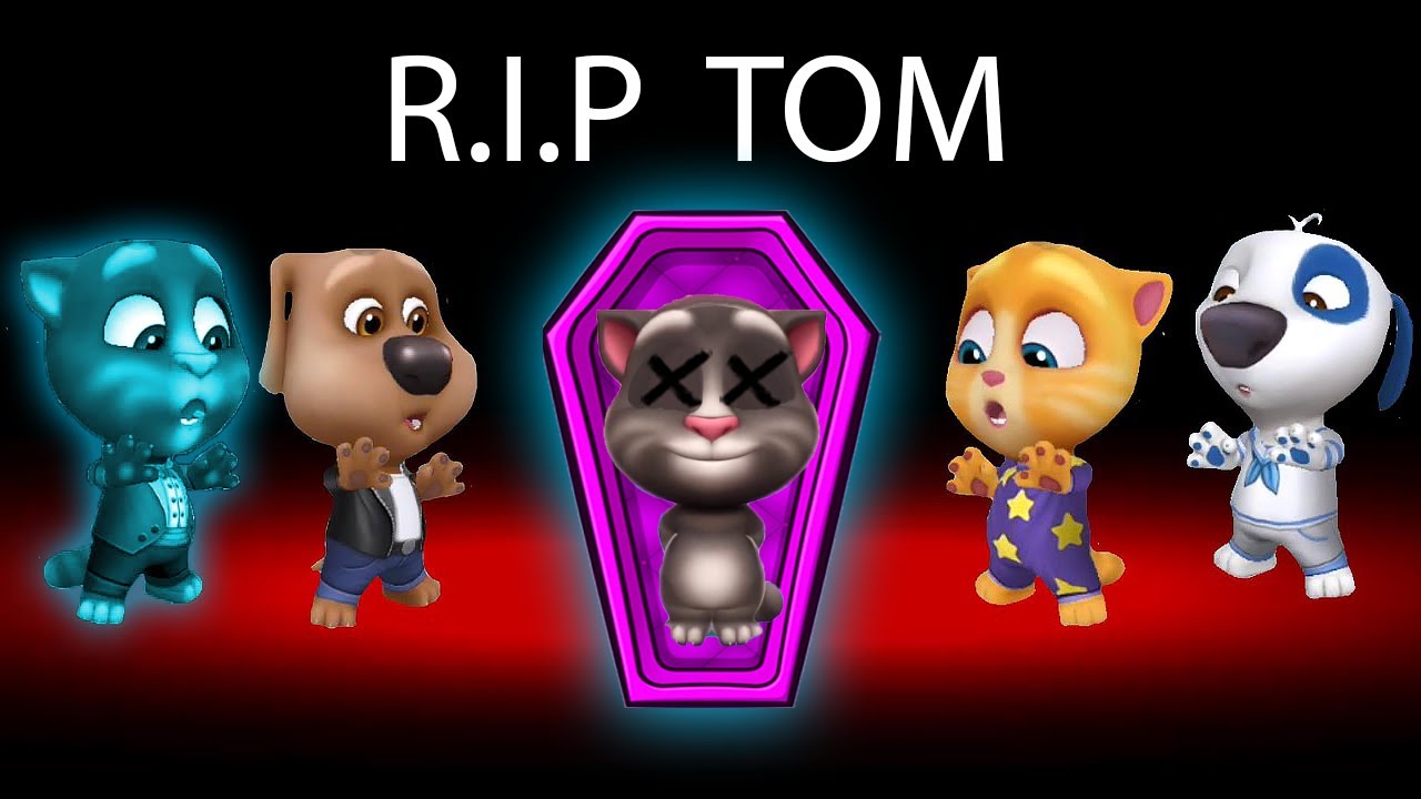 My Talking Tom Friends - AMONG US - RIP TOM- Animation Story - YouTube