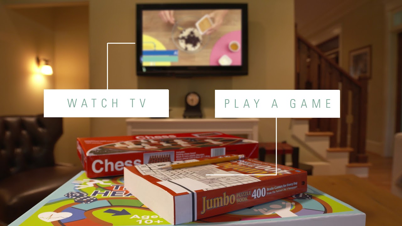 Evening - Interact - Play A Game Vs. Watch TV - YouTube