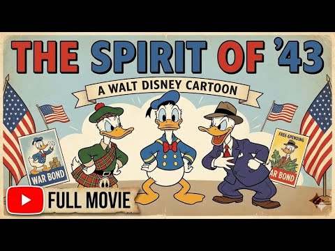 The Spirit of ’43 (1943) Full Cartoon | Donald Duck WWII Propaganda ...