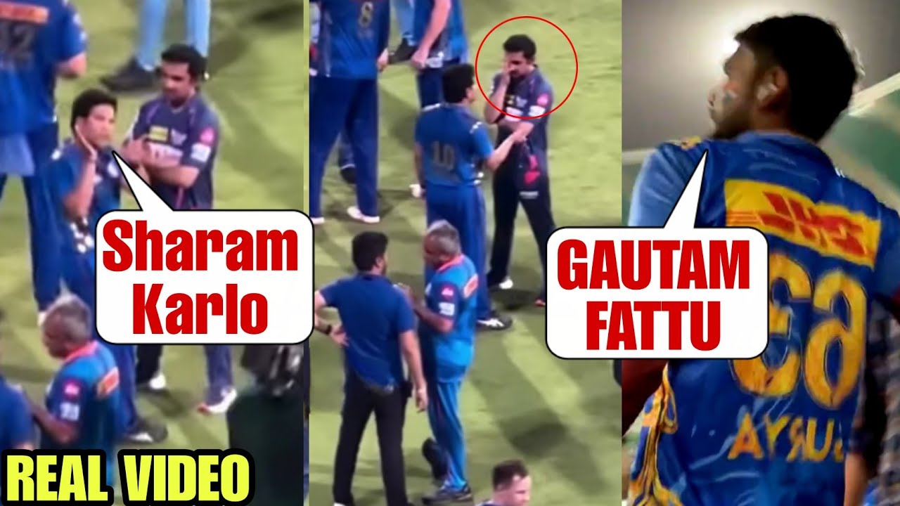 Sachin Very Angry When Gautam Emotional By Virat Kohli Fan Teasing Him ...