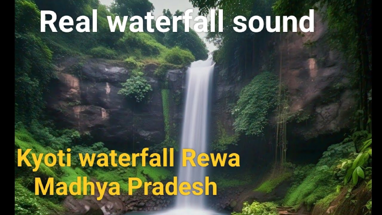 Kyoti Waterfall Live |Real waterfall Sound | Music For Meditation ...