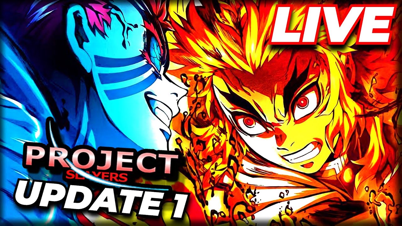 LANÇAMENTO UPDATE 1 PROJECT SLAYERS AO VIVO! (Roblox) - YouTube