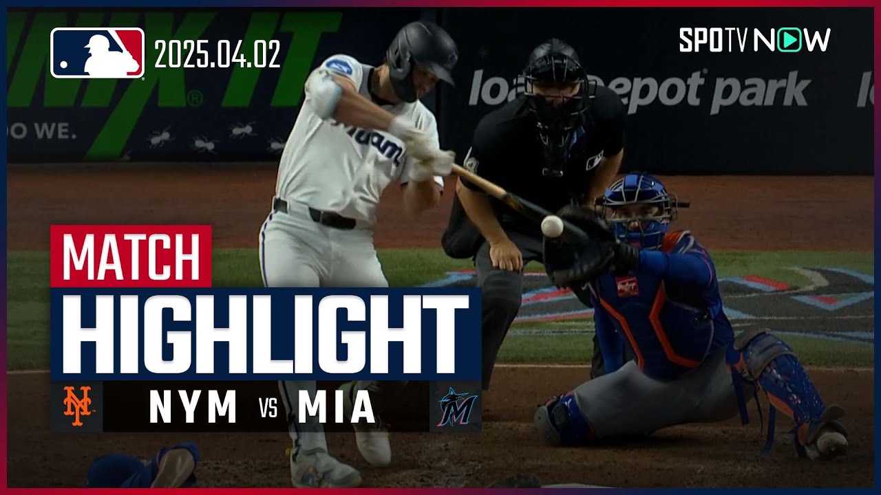 【千賀滉大、注目の今季初登板！】メッツvsマーリンズ 試合ハイライト MLB2025シーズン 4.2 - YouTube