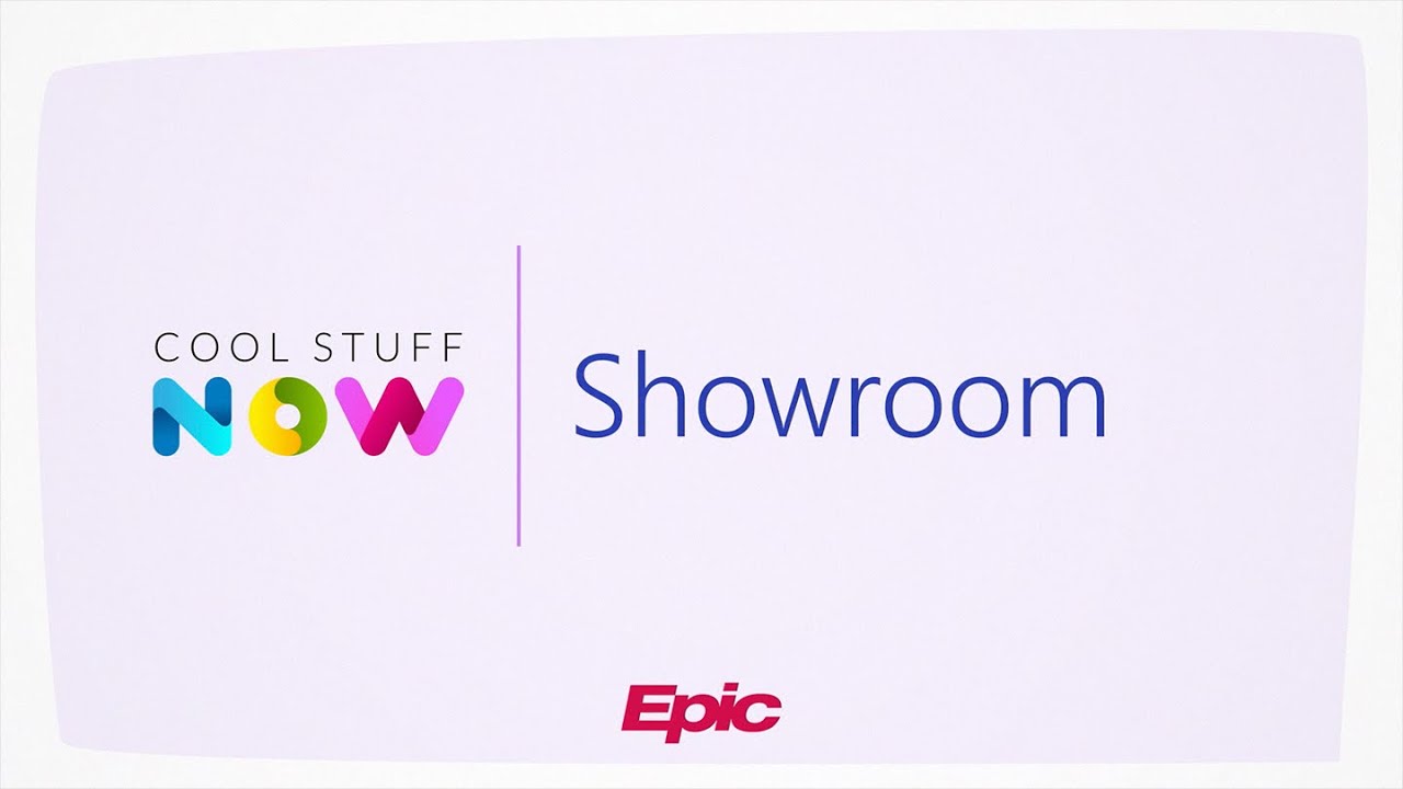 Epic Cool Stuff Now: Showroom - YouTube