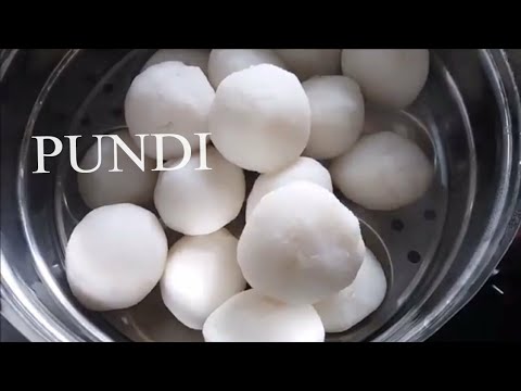 PUNDI - STEAMED RICE BALLS - pundi recipe - YouTube