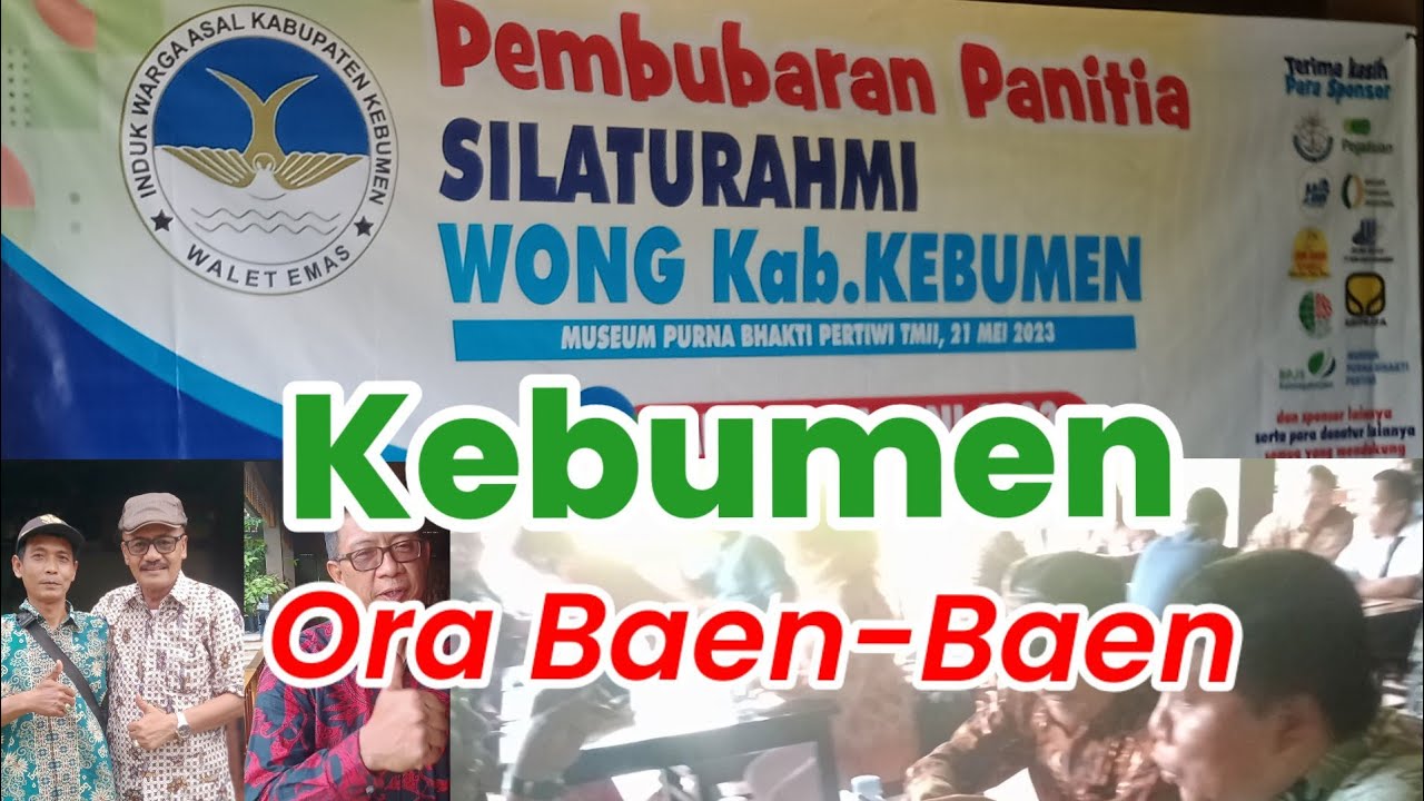 Pembubaran Panitia Silaturahmi tahun 2023 Iwakk Walet Emas Kebumen ...