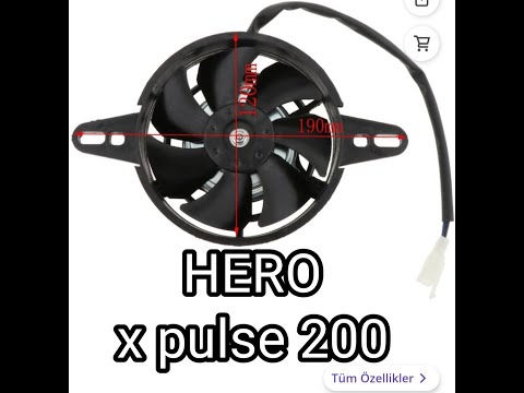 hero x pulse 200 radyatöre fan taktim