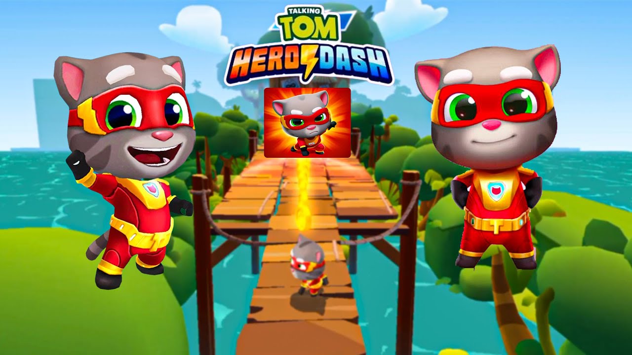 Talking Tom Hero Dash- Tom,Angela - Full Screen - Gaming Saeed (Android ...