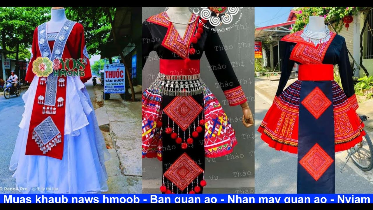Muas khaub ncaws Hmoob - (Video có nhạc) Bán quần áo Mông - Khaub ncaws ...
