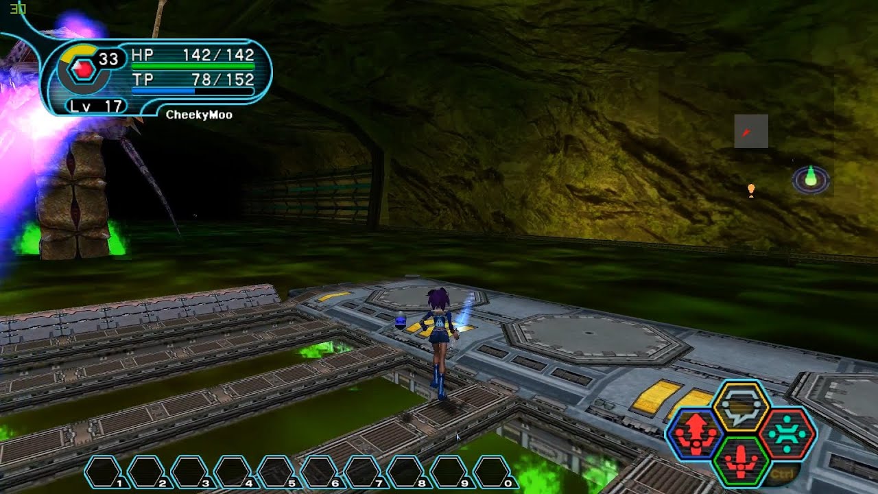 Phantasy Star Online Blue Burst Ultimate Part 2 - Kill The Worm - YouTube