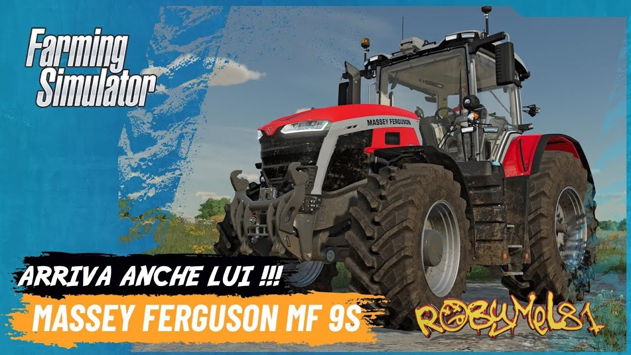 ARRIVA ANCHE LUI !!! MASSEY FERGUSON MF 9S 😱 - YouTube