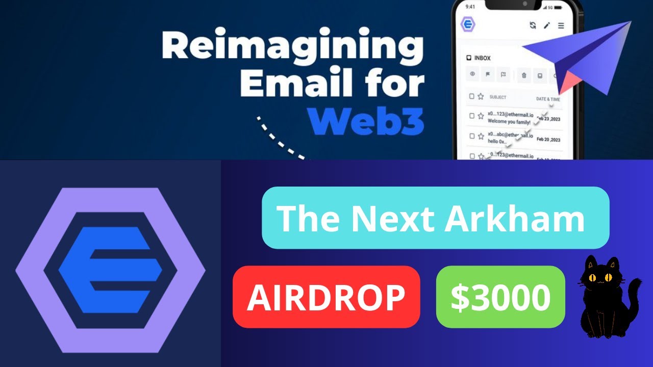 ‼️ REMINDER ‼️ AIRDROP: ETHERMAIL | FREE 250 $EMC | - YouTube
