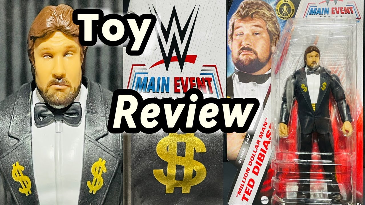 Million Dollar Man Ted Dibiase WWE Mattel Main Event wrestling figure ...