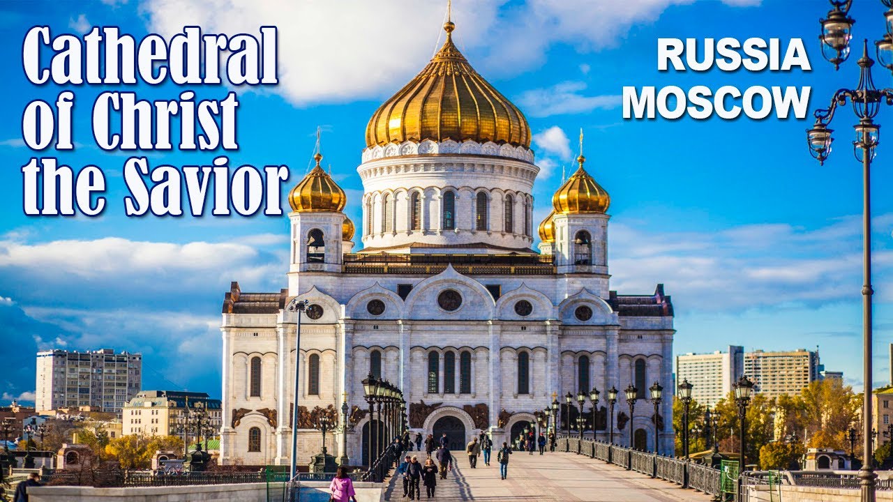 Travel to Russia. The largest and main temple in Moscow - YouTube