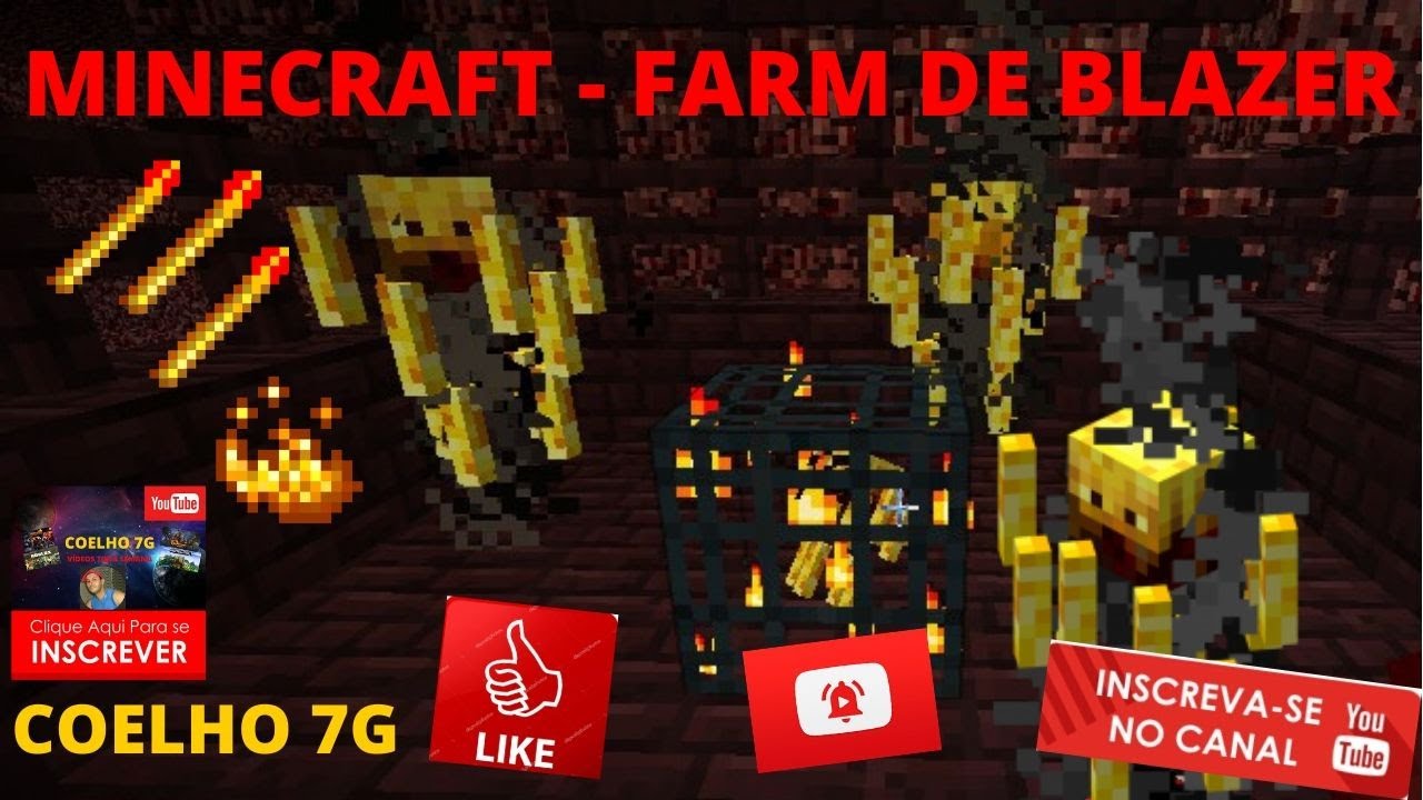 MINECRAFT - FARM DE BLAZER - YouTube