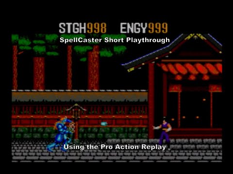 SpellCaster Short Playthrough on Master System's Pro Action Replay :D # ...